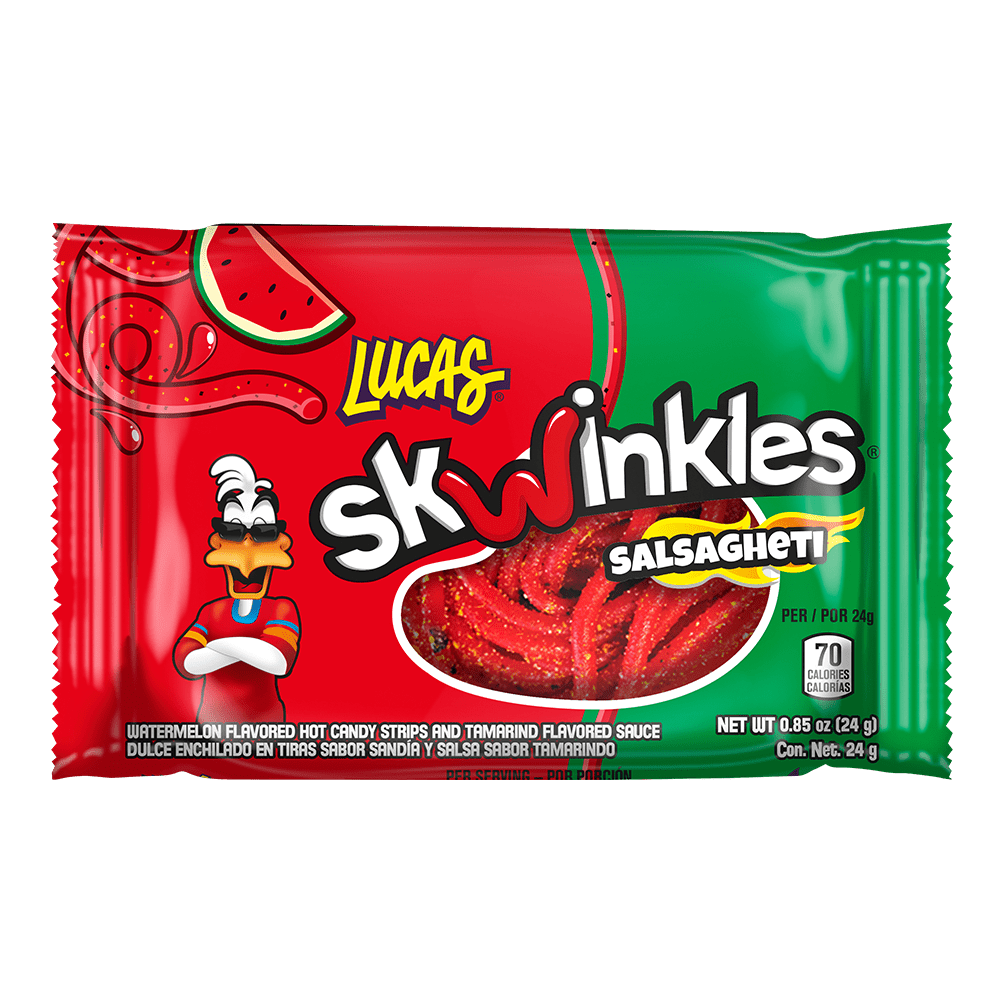 LUCAS SKWINKLES Salsagheti Watermelon flavor 24g | Lucas