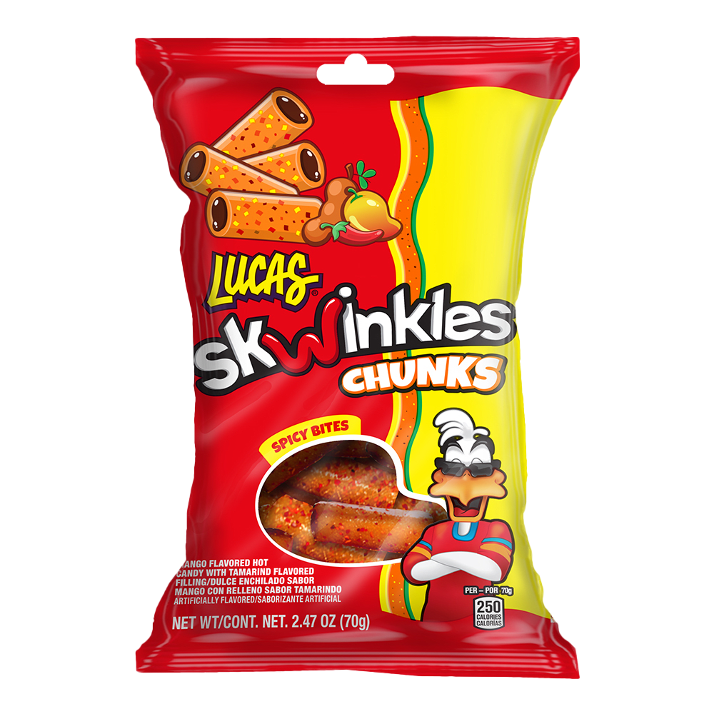 LUCAS SKWINKLES Chunks Mango & Tamarind flavor 70g | Lucas